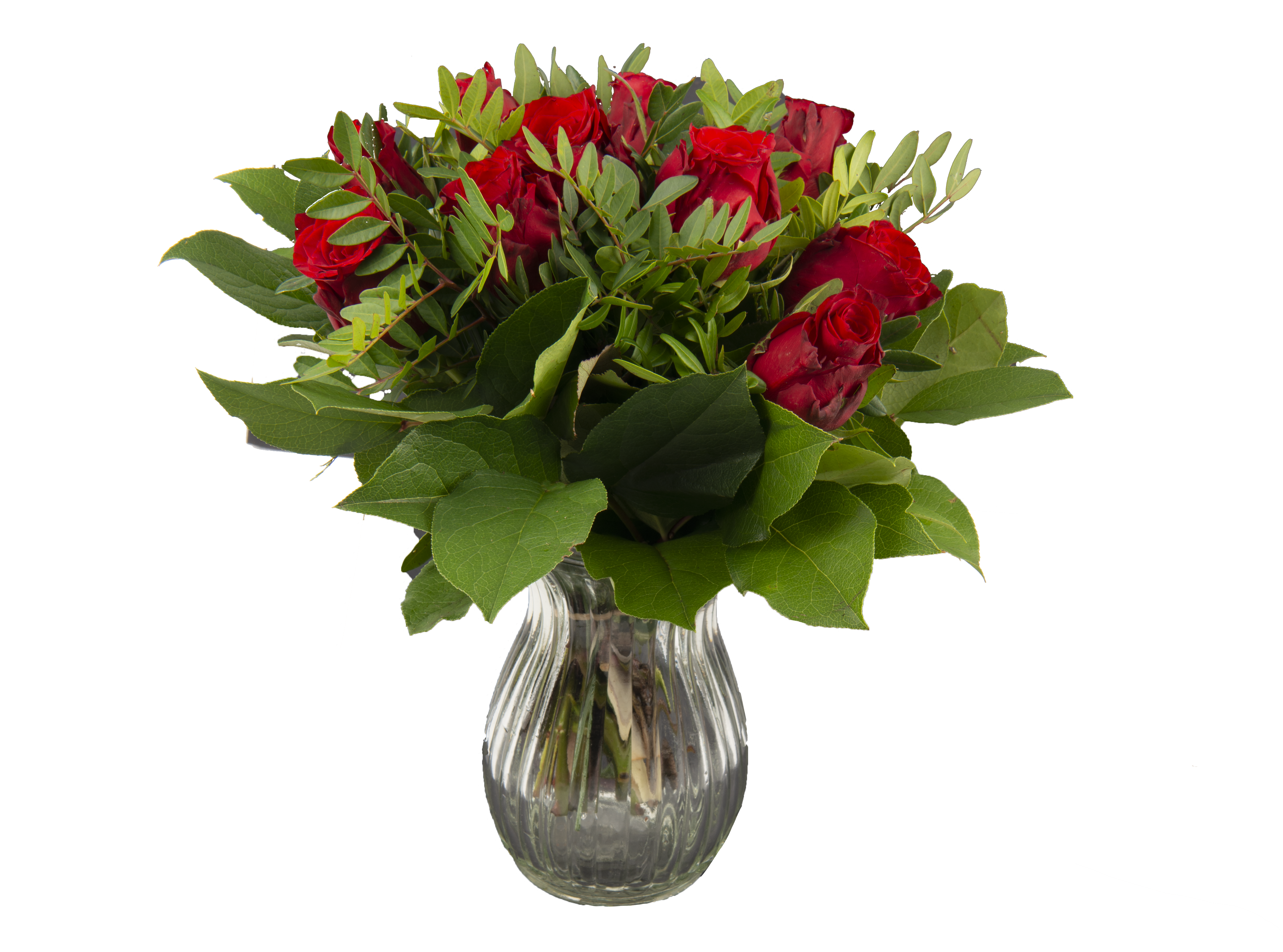 1 x Røde roser -buket | Kvickly Varde